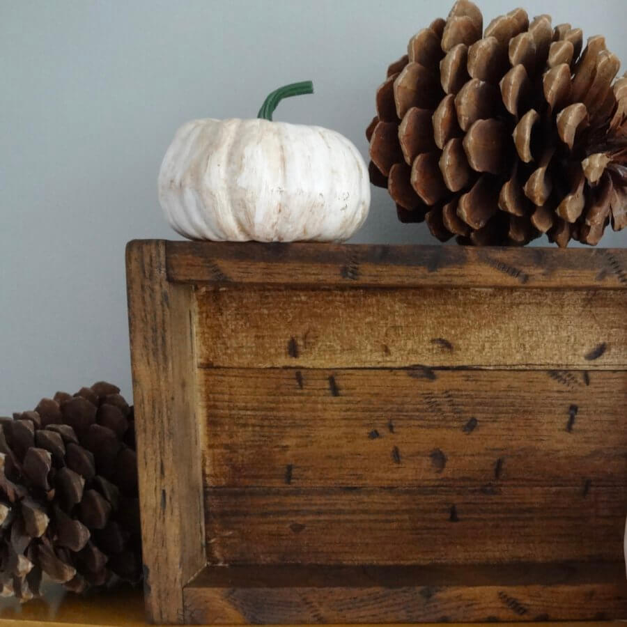 How to Make Rustic Wood Box … on a Budget!