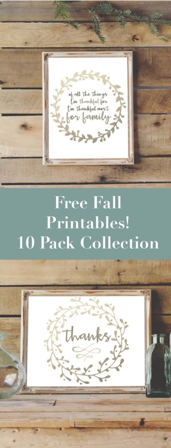 Free Fall Print Collection Pinterest