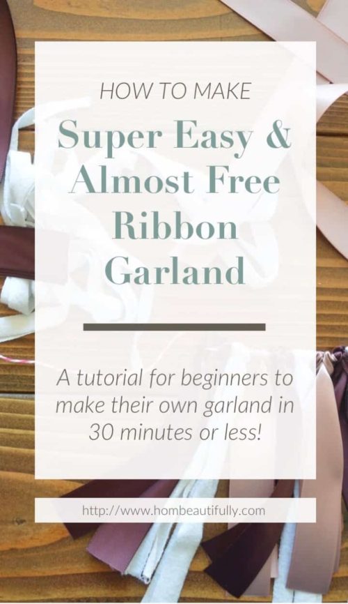 3 Easy Steps for Creating Ribbon Garland (with Video!)