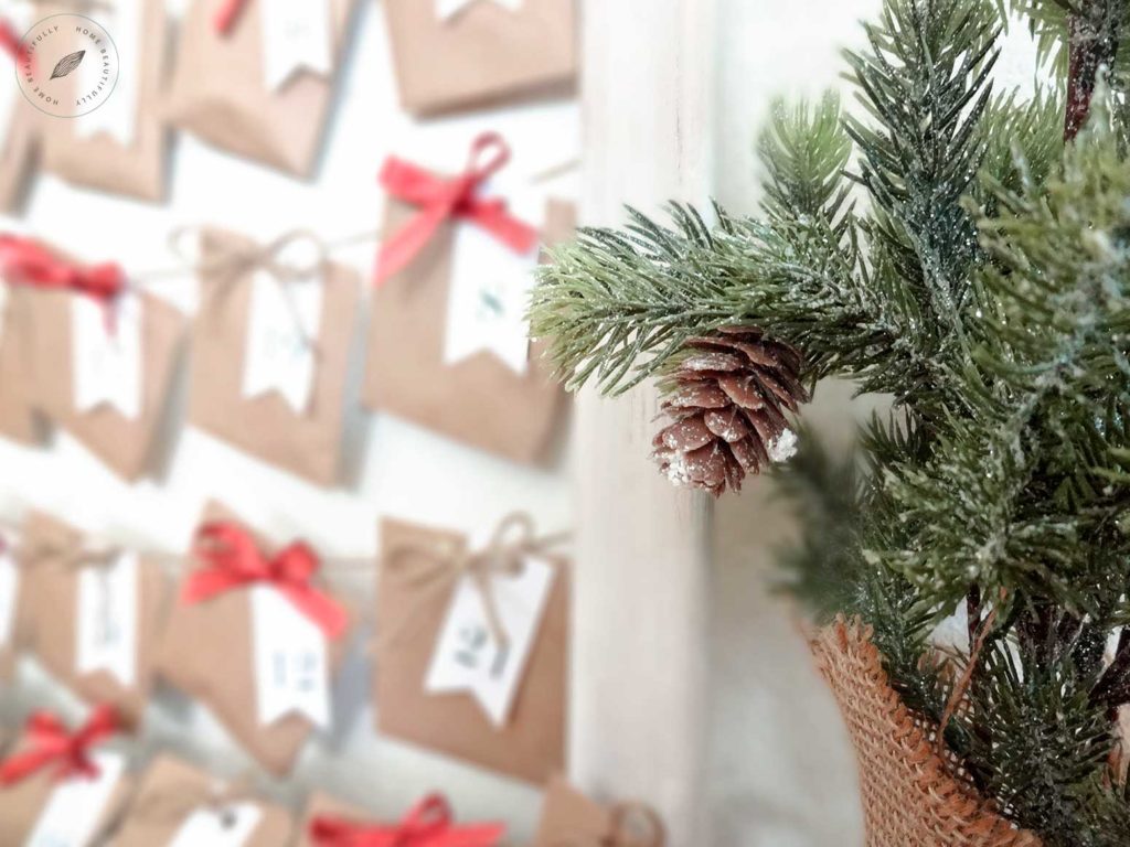 Rustic DIY Advent Calendar 13