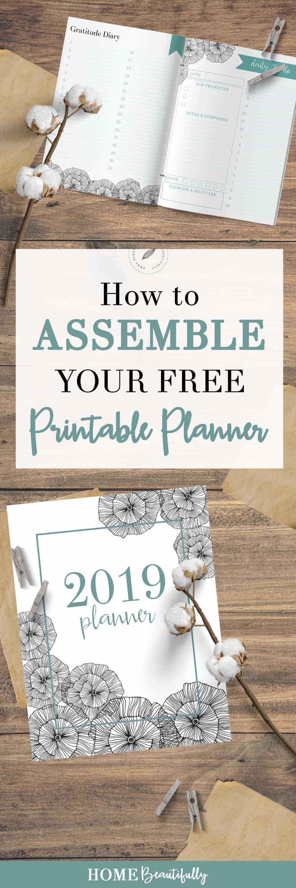 How to Assemble Your Custom Planner Pinterest 2