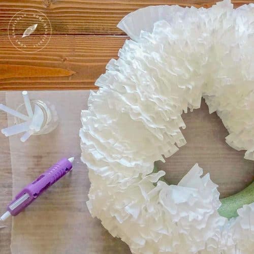 How to Create the Perfect (Easy!) DIY Wreath with Coffee Filters