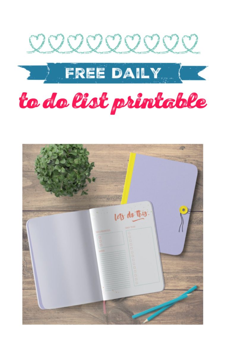 The Best Free Daily To Do List Template