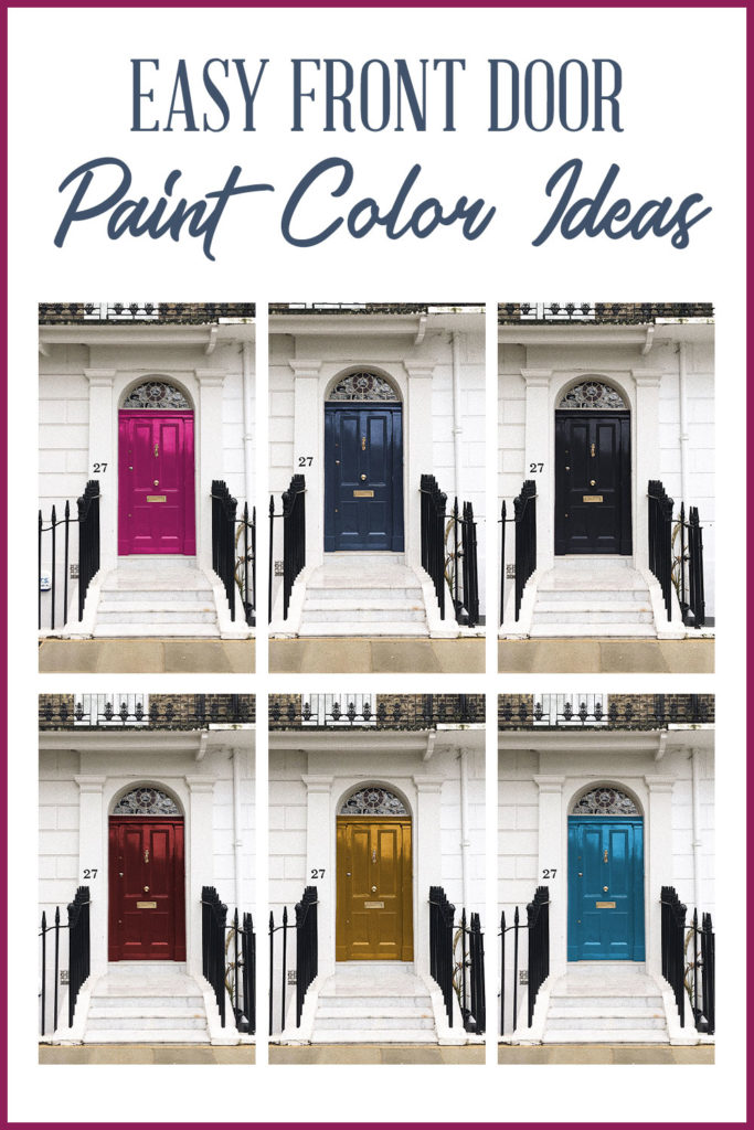 4 Easy, Inexpensive DIY Front Door Ideas | Home Beautifully