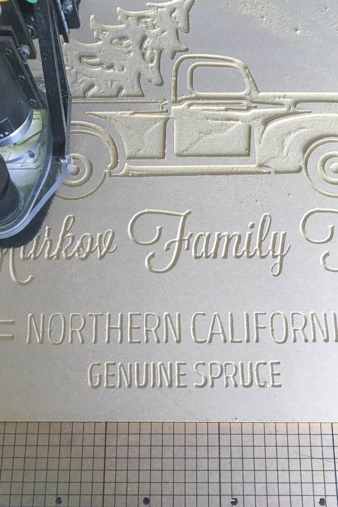 How to Carve a Christmas Sign with an Inventables XCarve!