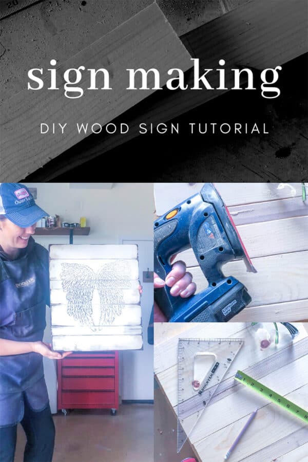 How to Start Wood Sign Making with Scrap Wood | DIY Woodworking