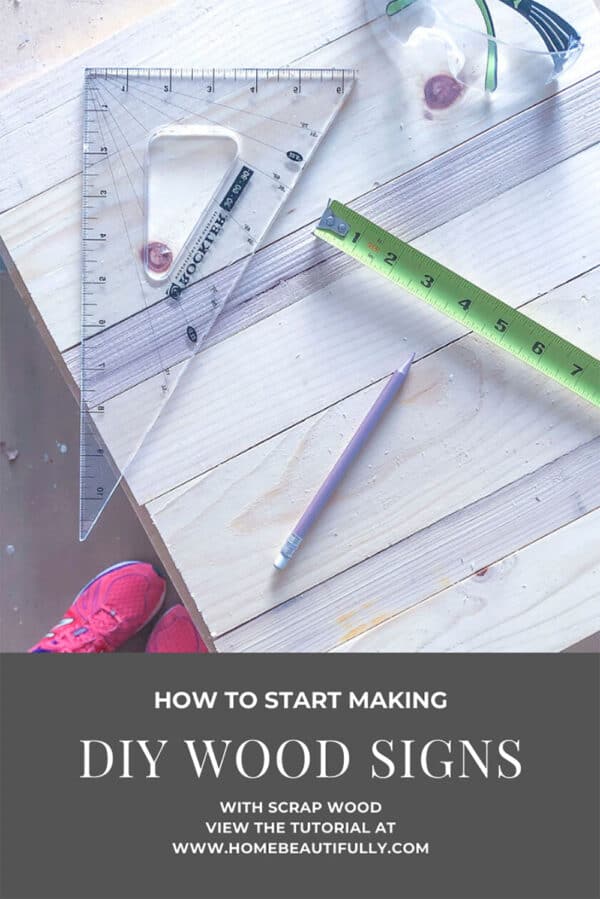 How to Start Wood Sign Making with Scrap Wood | DIY Woodworking