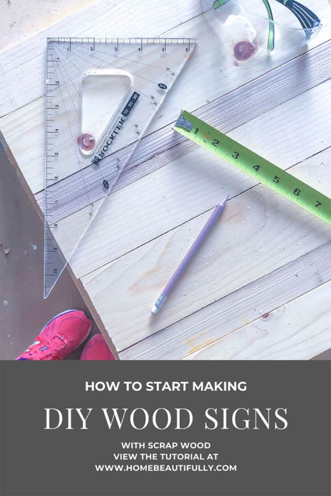How to Start Wood Sign Making with Scrap Wood | DIY Woodworking