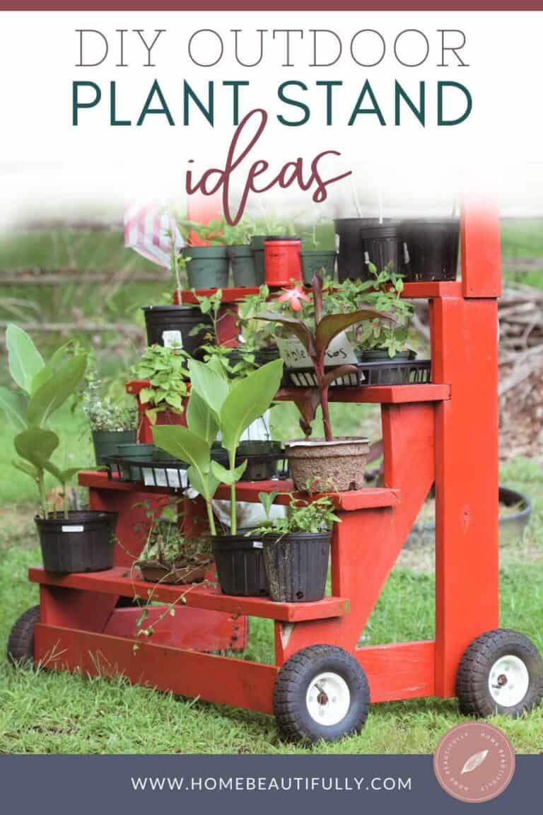 Easy & Creative DIY Outdoor Plant Stand Ideas Anyone Can Make!