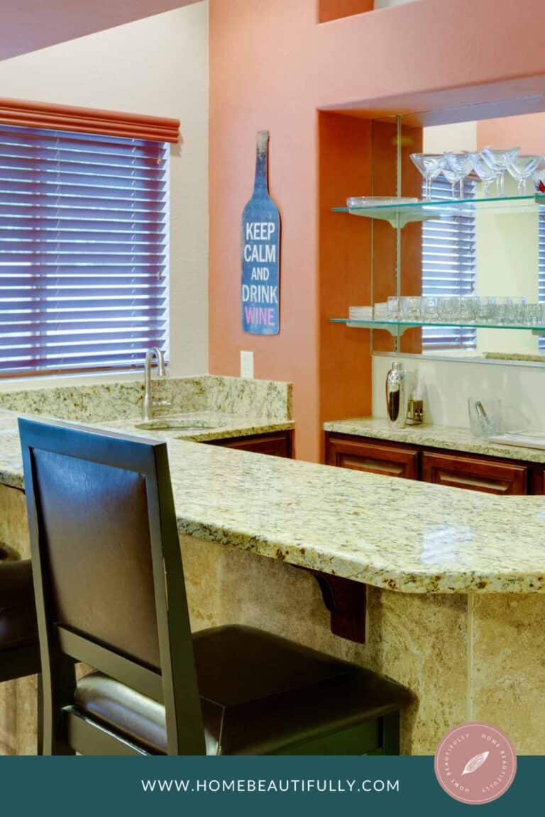 How to Build a Home Bar Out of Kitchen Cabinets [DIY Dry Bar]